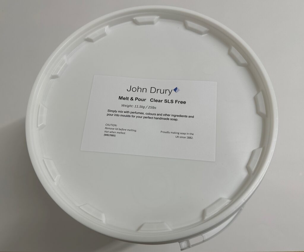 Melt and Pour – CLEAR SLS FREE 11.5kg – John Drury